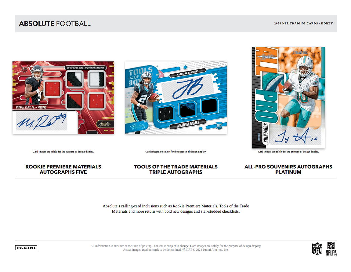 2024 NFL Panini Absolute